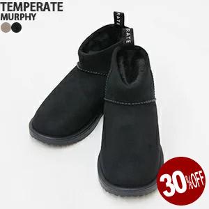 [クーポンで20%OFF]テンパレイト/TEMPERATE マーフィー フェイクムートン ショートブーツ レインブーツ 完全防水 雨用ブーツ MURPHY レディース : JScompany ...