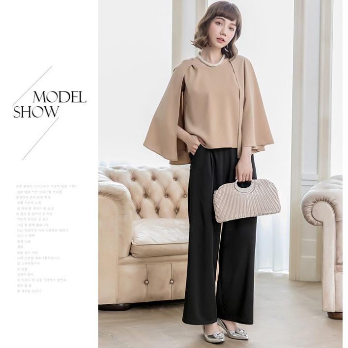 セットアップ 秋 結婚式 パンツ 2点セット(バッグ別売り) 二次会