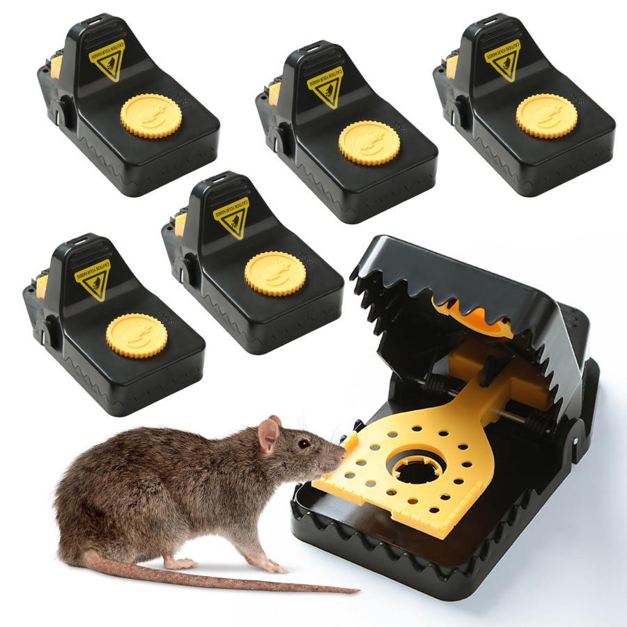 ネズミ捕り ネズミ 駆除 5個セット ネズミ駆除 鼠取り 再利用可能 簡単設置 菜園 キッチン 家庭 倉庫に適用 : 帝京ショップ - 通販 - Yahoo!ショッピング
