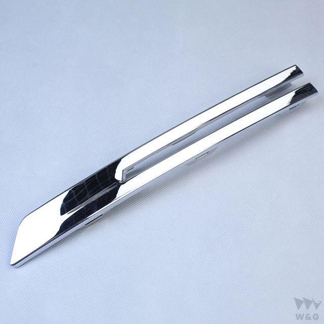 フロントバンパーフォグランプグリルブライトストリップクロームメッキ32234952 32234953ボルボXC60 2022年 カスタムパーツ ...