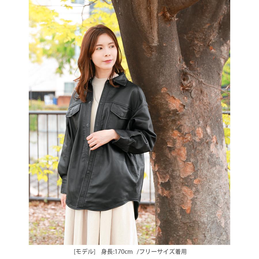 レザーシャツ 革シャツ レザージャケット 革ジャン レディース レザーシャツ 革シャツ レザージャケット 革ジャン レディース