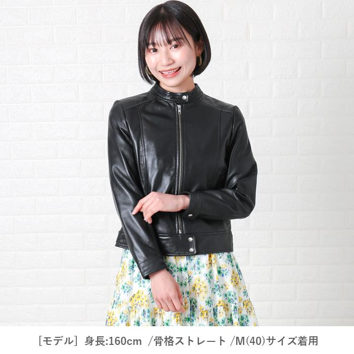 レザージャケット ライダース シングル 革ジャン レディース 本 レザージャケット ライダース シングル 革ジャン レディース 本