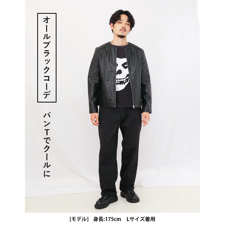 レザージャケット ノーカラー 革ジャン メンズ 秋冬 本革 レザージャケット ノーカラー 革ジャン メンズ 秋冬 本革