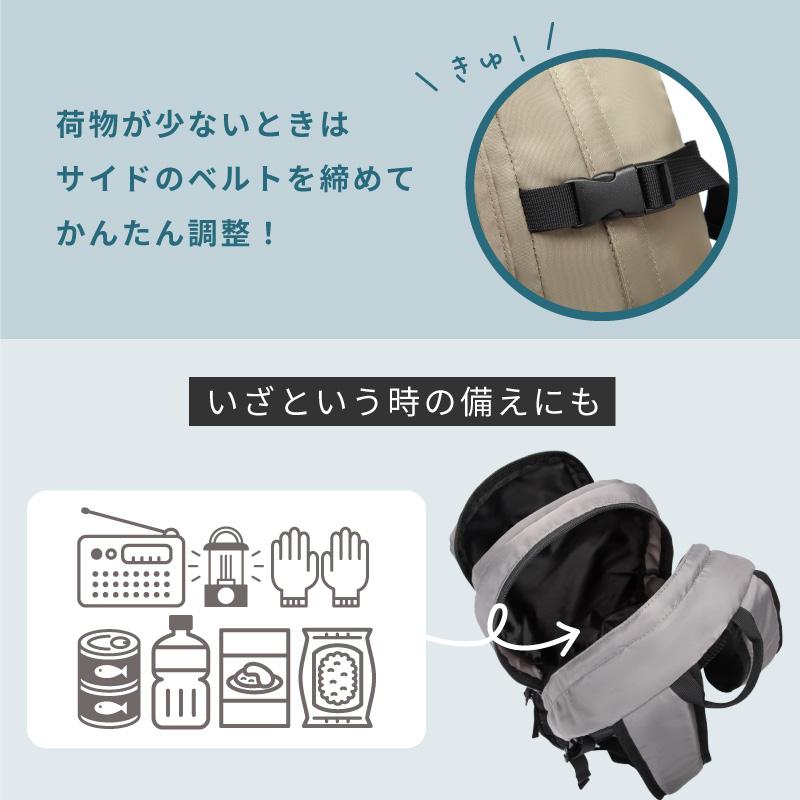GUSCIO リュック メンズ 超軽量 460g 撥水 A4 14インチPC対応 ナイロン素材 防災バッグ 通勤 通学 旅行 カバン バックパック 収納 50代 40代 30代 20代 ...