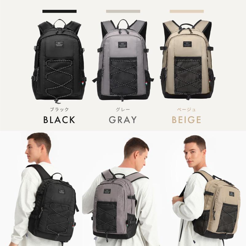 GUSCIO リュック メンズ 超軽量 460g 撥水 A4 14インチPC対応 ナイロン素材 防災バッグ 通勤 通学 旅行 カバン バックパック 収納 50代 40代 30代 20代 ...