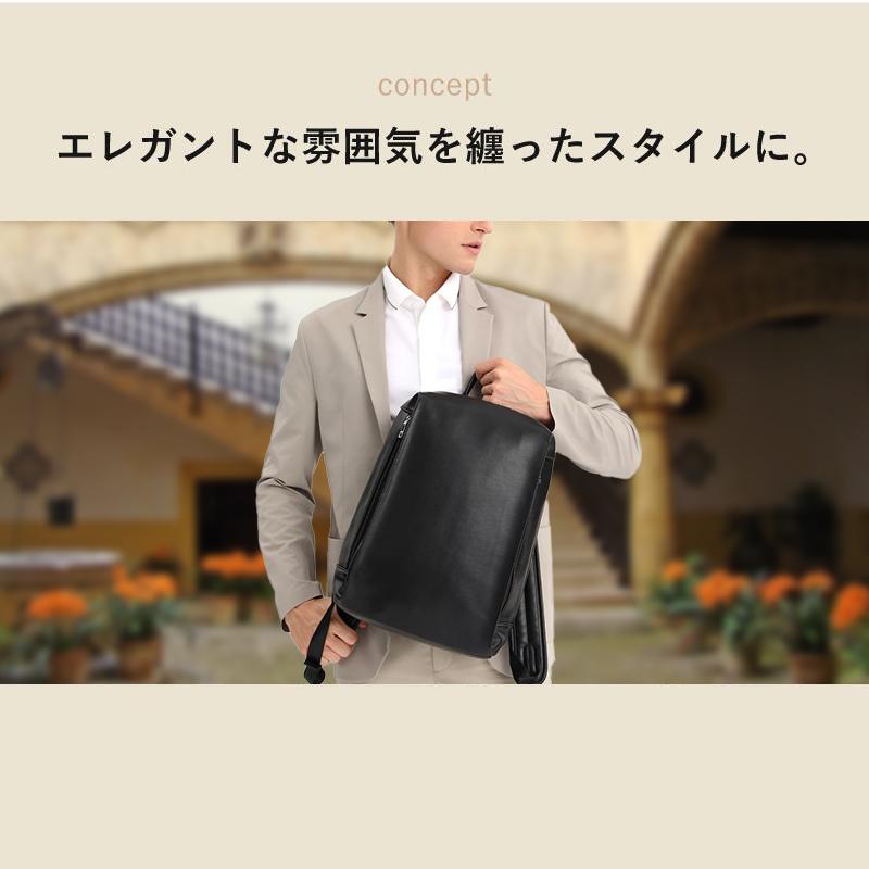 リュック メンズ レディース 牛革 レザー 軽量 900g 撥水 A4 14インチPC対応 通勤 通学 出張 ブランド おしゃれ ビジネスリュック 50代 40代 30代 20代 191099 ...