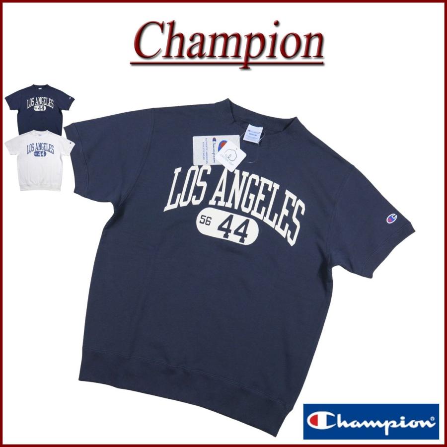 Champion チャンピオン BASIC アメリカ綿 カレッジプリント 半袖 スウェットシャツ C3-X017 : jg141 : JTWO ...