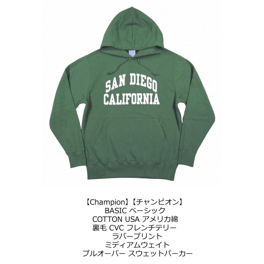 Champion チャンピオン ベーシック USAコットン カレッジプリント プルオーバー スウェットパーカー C3-Y122 : JTWO - 通販 - Yahoo!ショッピング