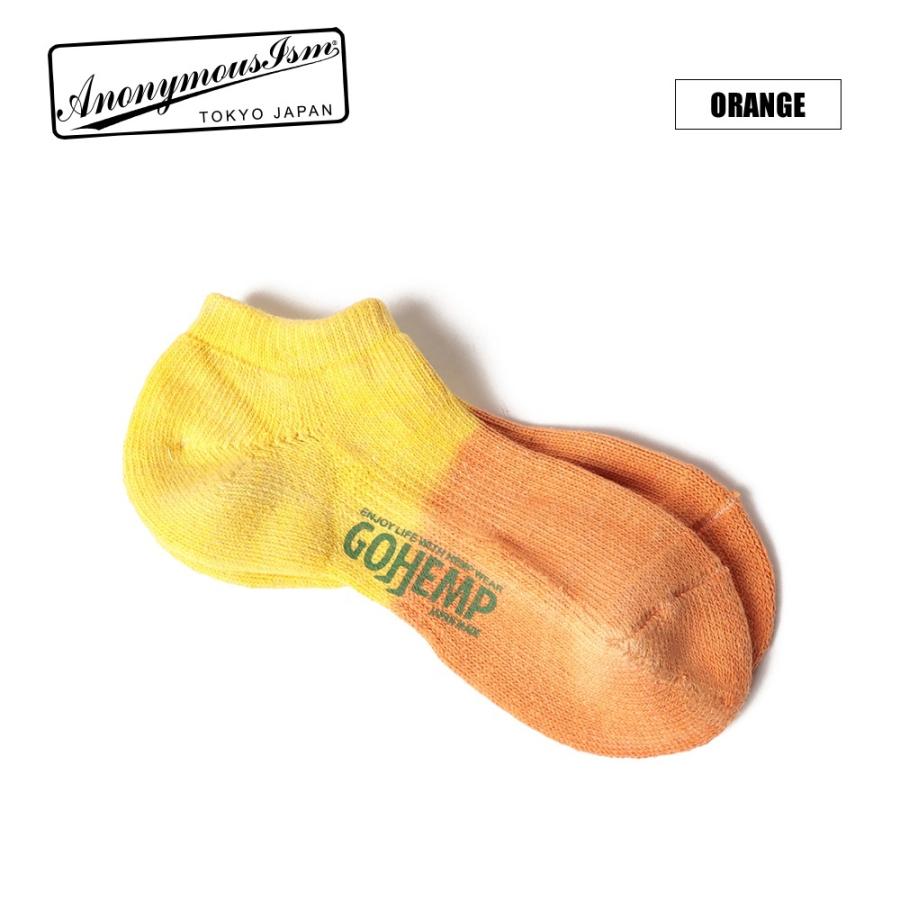 【ANONYMOUSISM】GOHEMP 2パネルタイダイパイルアンクルソックス/全3色 メンズ グッズ 靴下 ソックス GOHEMP ...