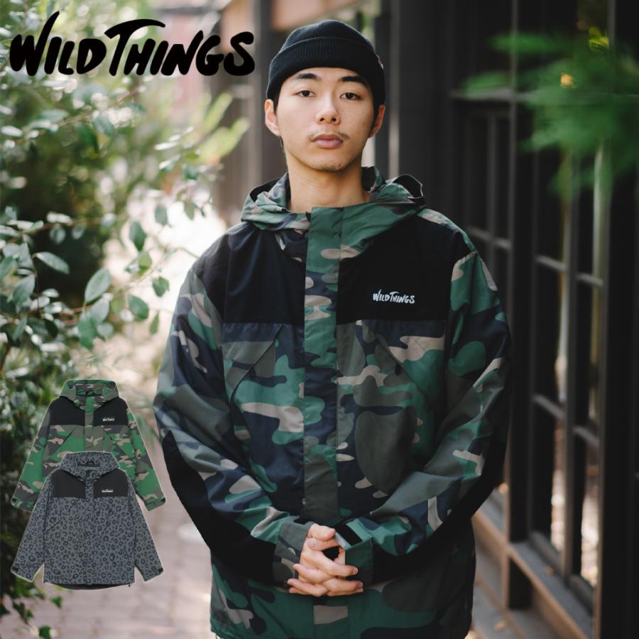 WILD THINGS 【WILD THINGS】CHAMONIX PRINT JACKET/全2色 アウター ジャケット カジュアル おしゃれ アウトドア 柄 春 秋 冬 防寒 メンズ ...