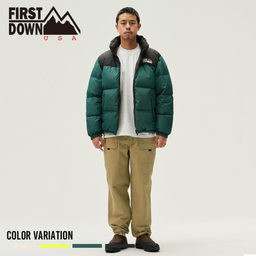 FIRST DOWN（ファーストダウン） 【FIRST DOWN USA】BUBBLE DOWN JKT MICROFT/全4色 アウター ジャケット ダウン リバーシブル カジュアル 冬 ...