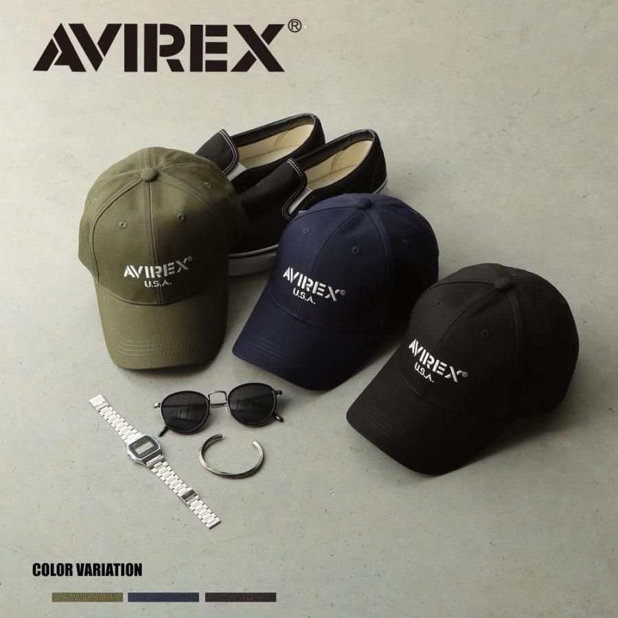 AVIREX 【AVIREX】AX TWILL LOW CAP A/全3色 キャップ 帽子 シンプル ロゴ カジュアル おしゃれ かわいい ...