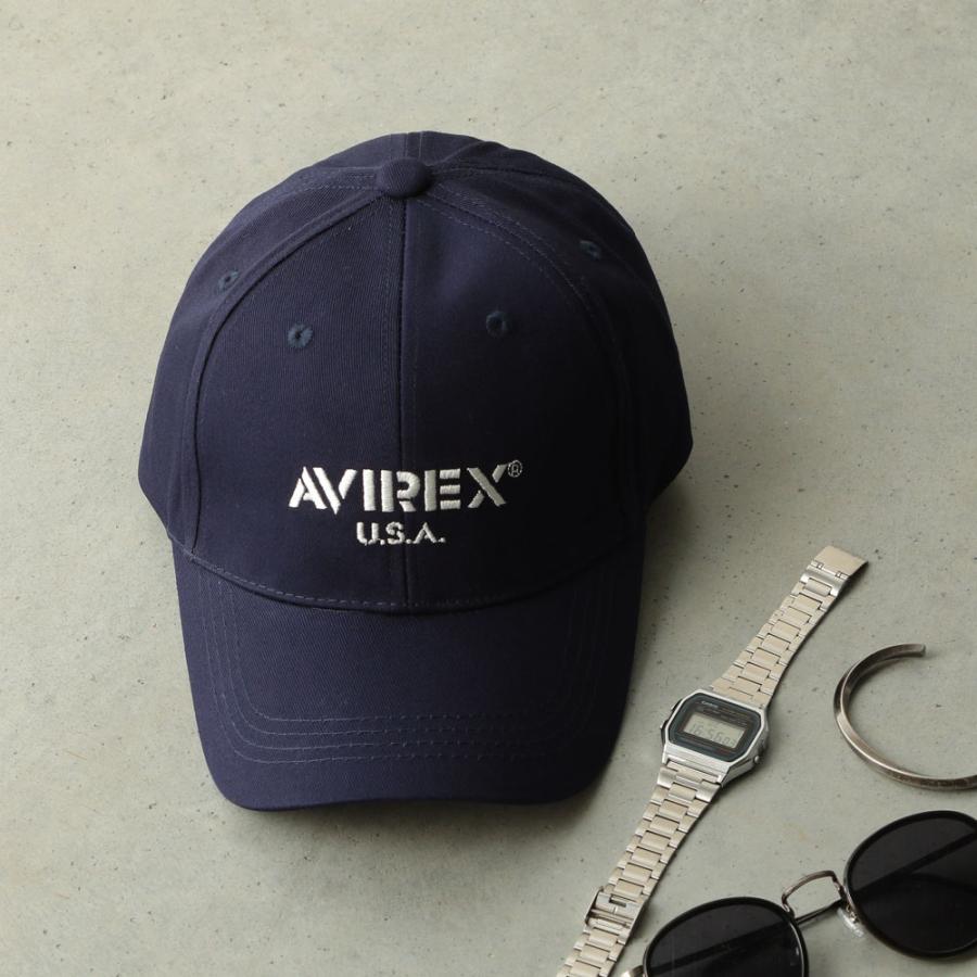 AVIREX 【AVIREX】AX TWILL LOW CAP A/全3色 キャップ 帽子 シンプル ロゴ カジュアル おしゃれ かわいい ...