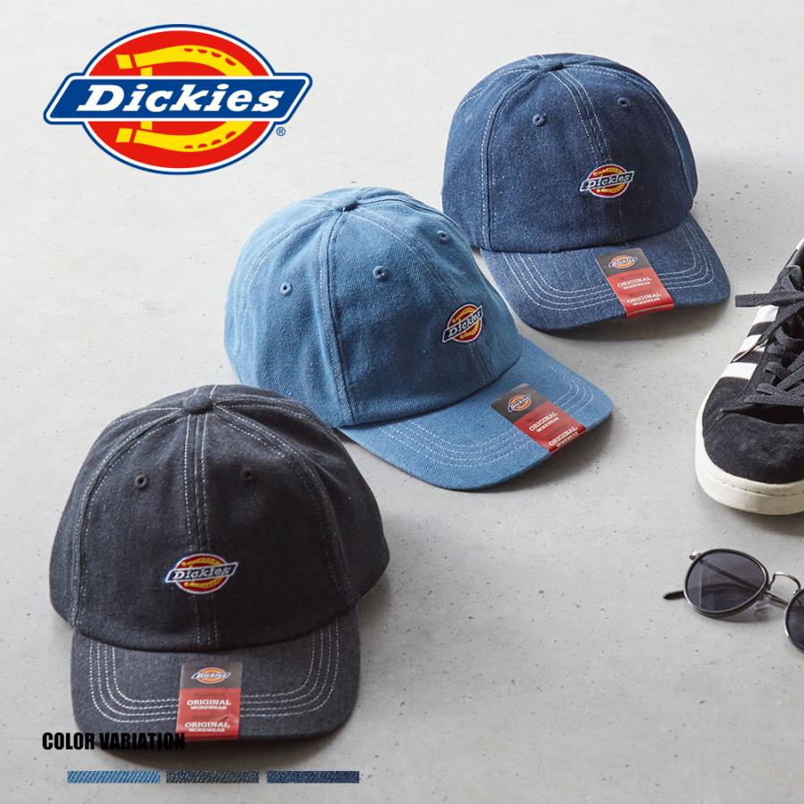 Dickies 【Dickies】DK EX ICON DENIM LOWCAP/全3色 キャップ 帽子 シンプル ロゴ おしゃれ デニム ...