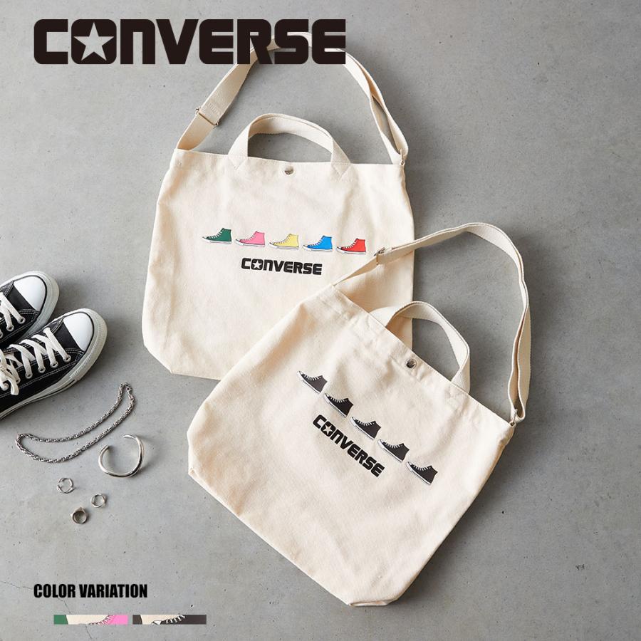 CONVERSE 【CONVERSE】CV SHOES LOGO GRAPHIC 2WAY TOTE/全2色 バッグ トートバッグ シンプル ...