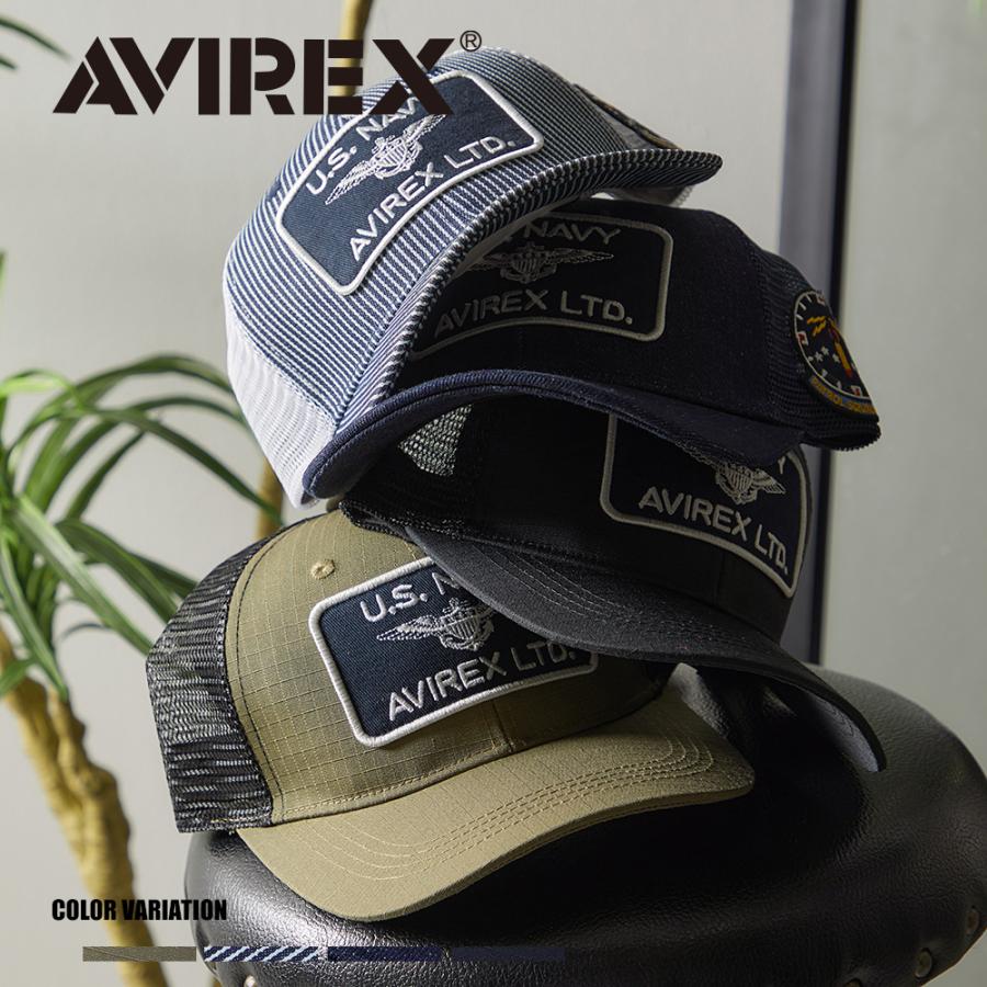 AVIREX 【AVIREX】EX AX U.S NAVY MESH CAP/全4色 キャップ 帽子 シンプル カジュアル ロゴ アウトドア ...