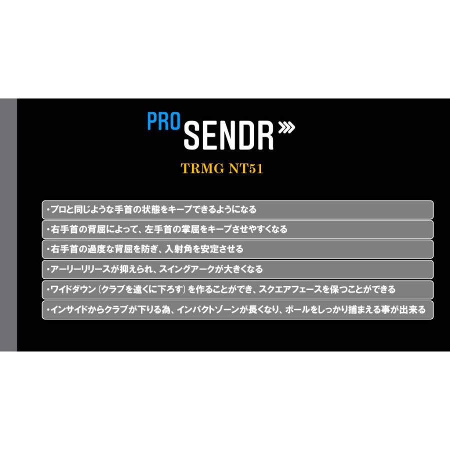 BRIEFING GOLF 【PGAツアーで話題・右用在庫有】プロセンダー Pro SENDR スイング固定 掌屈キープ 練習器具 スイング ...