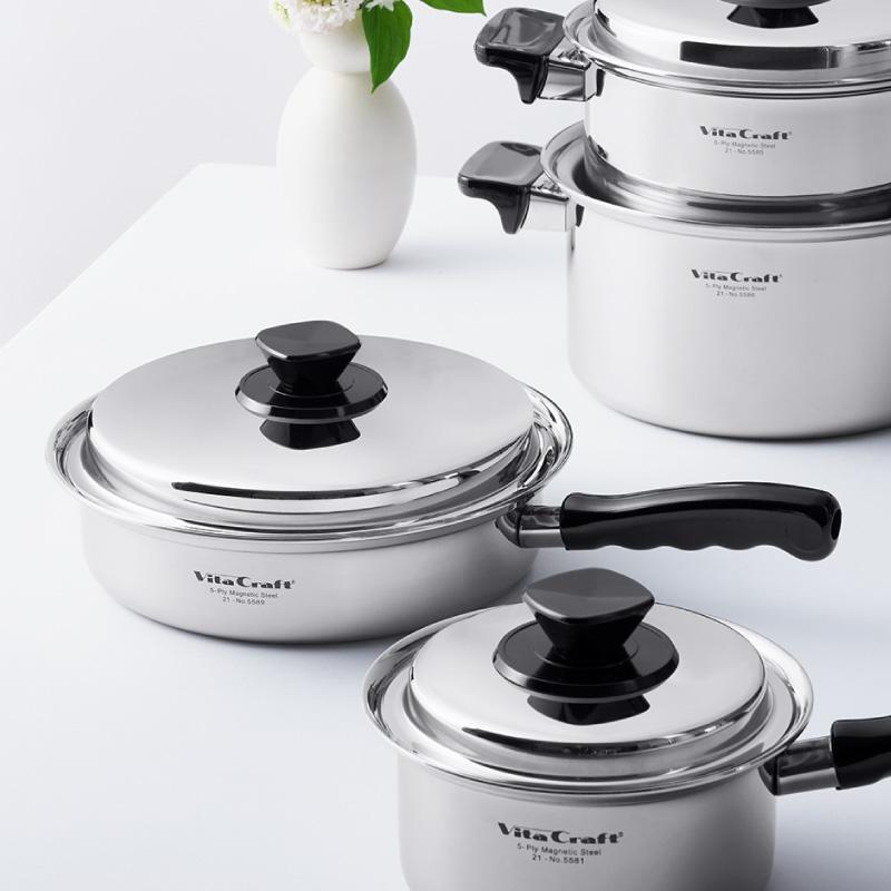 Vita Craft ビタクラフト Vシリーズ フライパン 27.0cm No.5590 IH・ガス対応 ステンレス アルミ 10年保証 無水調理 長持ち 人気 おすすめ : 熟睡工房 ...