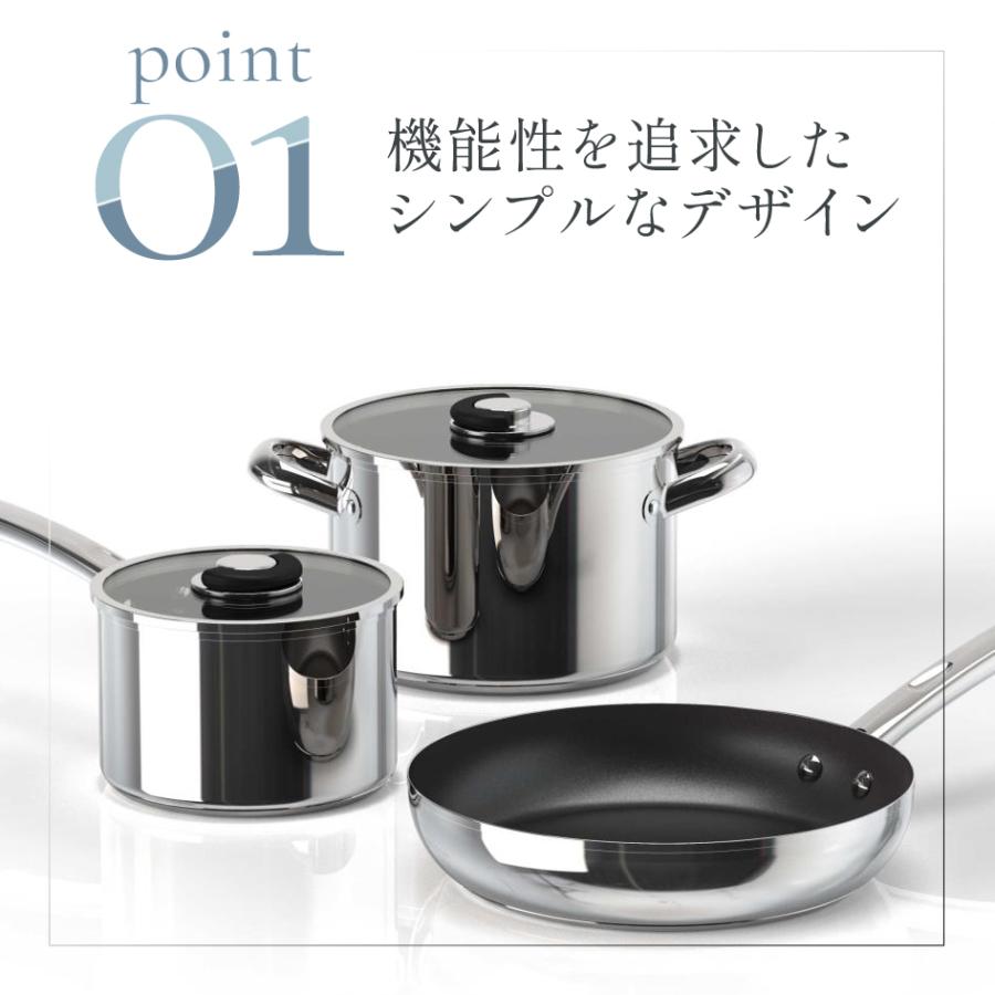 MIDNIGHT（MEYER） MEYER マイヤー スターシェフ4 ミルクパン 14cm MSC4-MP14 ガス IH対応 StarChef ステンレス フッ素樹脂加工 : 熟睡工房 ...