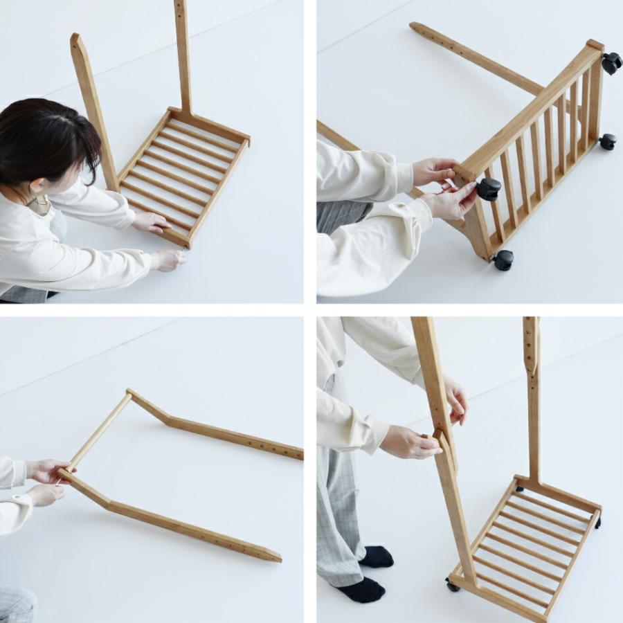 ICHIBA ハンガーラック フィン ILH-3665 リビングハンガー 市場 簡単組立式 天然木 木製 玄関 リビング 北欧 樹木 シンプル おしゃれ インテリア : 熟睡工房 - 通販 ...