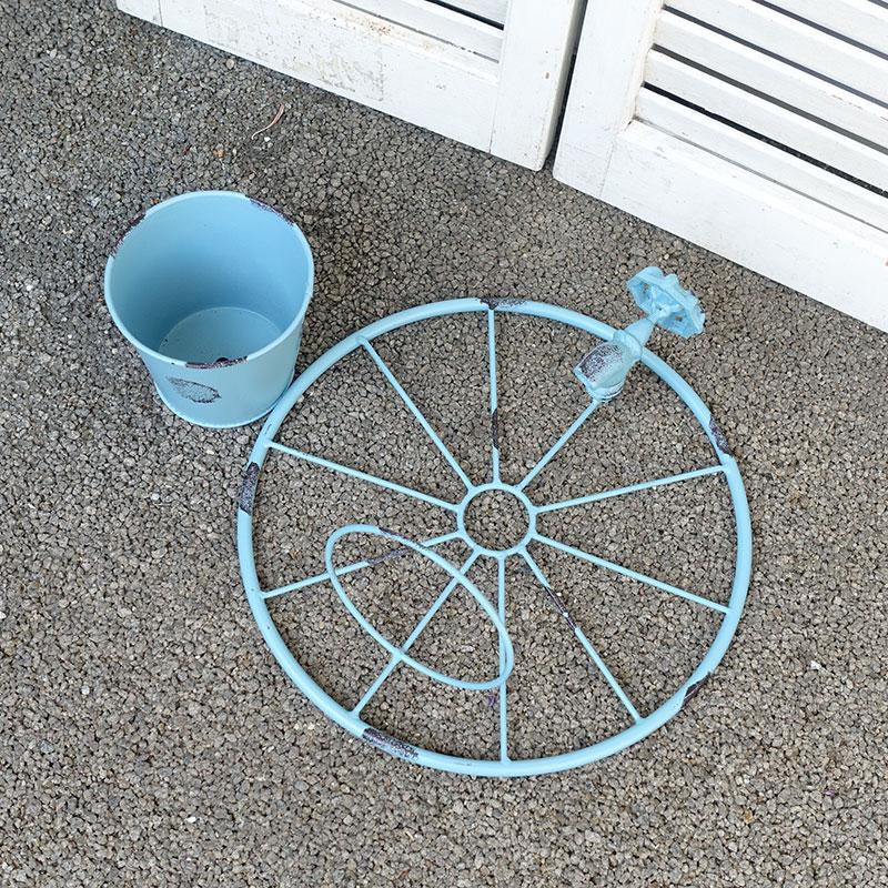 タップ ウィールポット ブルー ポット付 底穴あり 車輪 Tap Wheel pot : カントリーショップ ジュリアン - 通販 ...