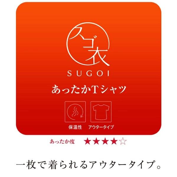 スゴ衣 ワコール SUGOI あったかTシャツ CLD313 M・L トップス（10分袖） : インナーショップ Chou - 通販 - Yahoo!ショッピング