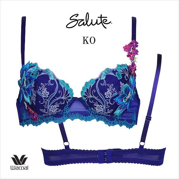 ワコール サルート 73G ブラジャー BTJ473 3/4カップワイヤー（P-upタイプ） DEFカップ :BTJ473DEF:インナージュネワコー ヤフー店 - 通販 - Yahoo!ショッピング