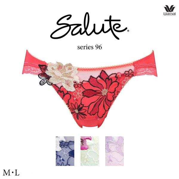 サルート ワコール 96G ショーツ PTJ796 M・L ハイレッグ(ノーマルタイプ) : インナージュネワコー ヤフー店 - 通販 - Yahoo!ショッピング