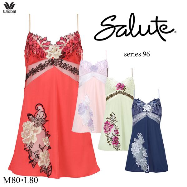 サルート ワコール 96G スリップ STJ296 M・L/80丈 : インナージュネワコー ヤフー店 - 通販 - Yahoo!ショッピング