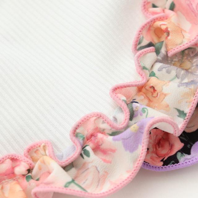 CanNana きゃんナナ 犬服 ワンピース 春夏 【きゃんナナ】花柄フリルキャミワンピース SS-Lサイズ 小型犬 ピンク パープル チワワ マルチーズ シーズ プードル : じゃんぐるぺっ ...