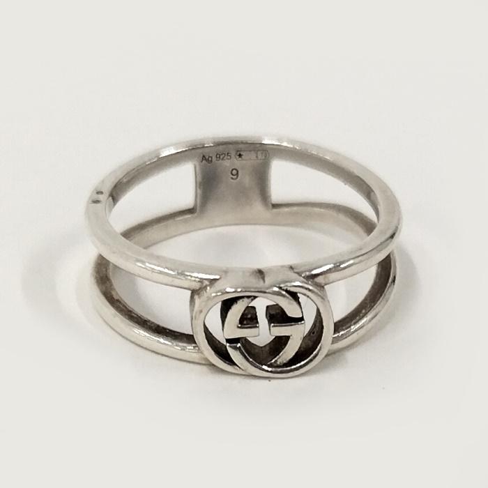 GUCCI リング インターロッキングG シンオープンバンド SV925 シルバー925 シルバー 298036 : ジャングルジャングル - 通販 - Yahoo!ショッピング