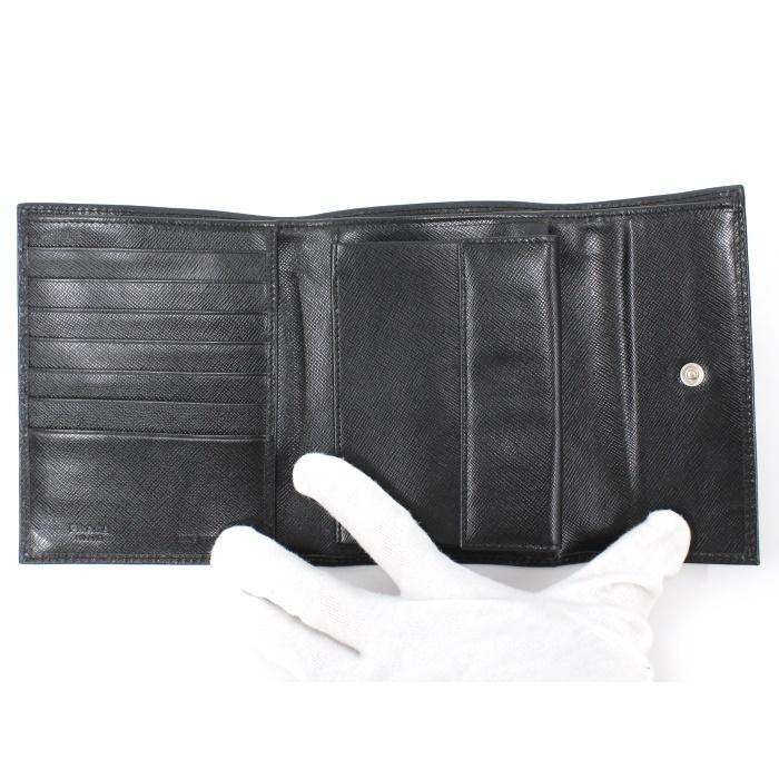 【中古】プラダ 三つ折り財布 レザー ブラック 1M0170 :2000234258700025:ジャングルジャングル - 通販 - Yahoo!ショッピング