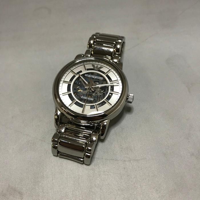 EMPORIO ARMANI 【中古】エンポリオアルマーニ メンズ腕時計 AR-60006 オートマ 裏スケ SS[jgg] : ジャングル ...