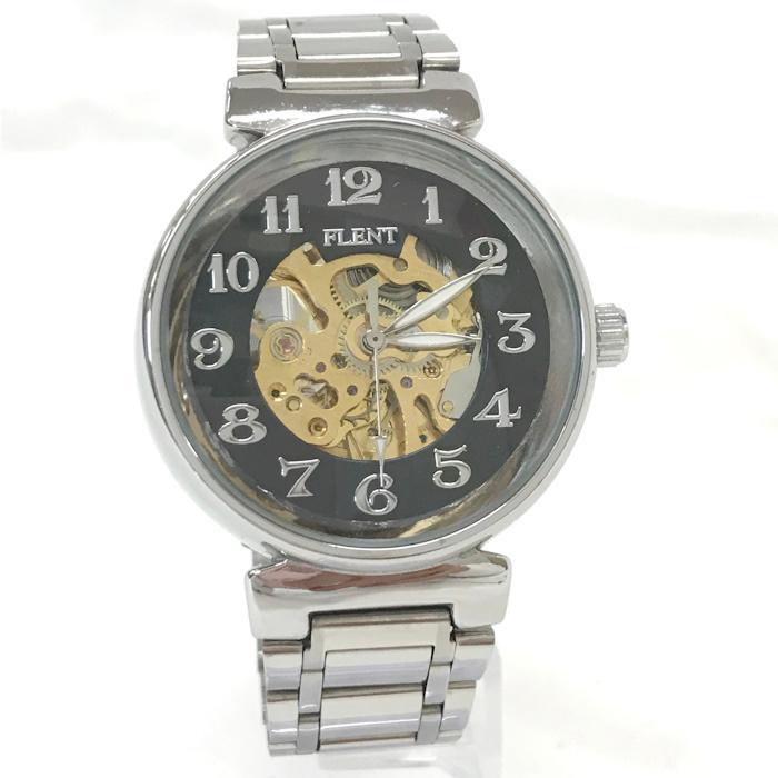 【中古】FLENT 腕時計 手巻き SS ブラック文字盤 F8035G [jgg] : ジャングルジャングル - 通販 - Yahoo!ショッピング
