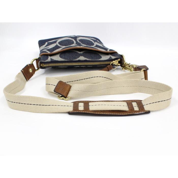 COACH 【中古】コーチ ショルダーバッグ シグネチャー キャンバス デニム ブルー 40758 : ジャングルジャングル - 通販 ...