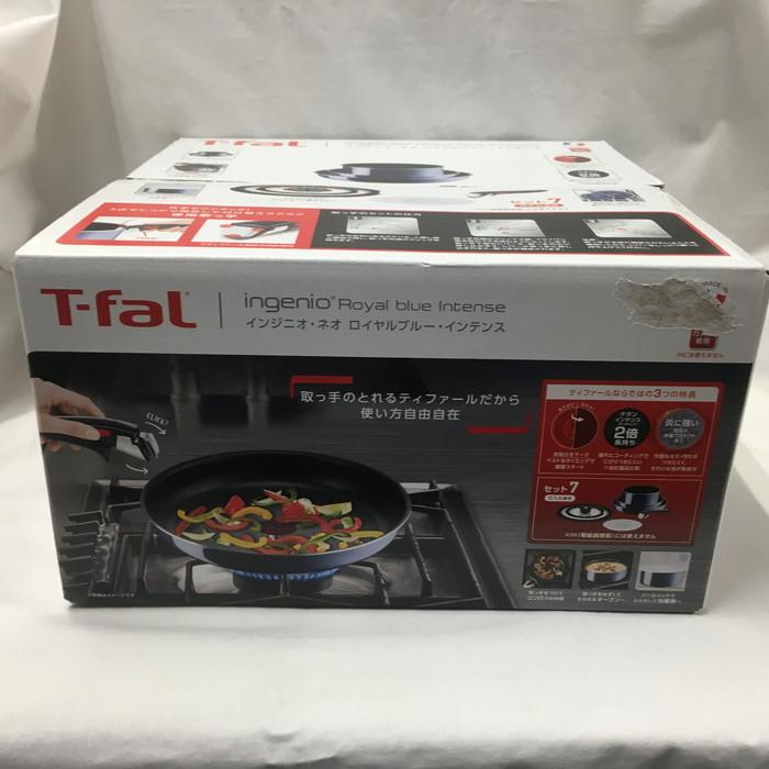 T-fal 【中古】T-FAL インジニオ・ネオ ロイヤルブルー・インテンス セット7 ガス火専用 L43794 [jgg] : ジャングルジャングル - 通販 - Yahoo!ショッピング