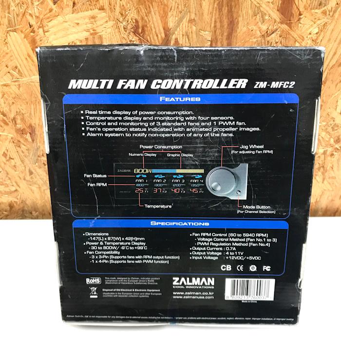 【中古】Zalman Multi Fan Controller マルチファンコント ーラー ZM-MFC2 [jgg] : 2009643252500153 : ジャングルジャングル - 通販 ...
