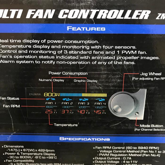 【中古】Zalman Multi Fan Controller マルチファンコント ーラー ZM-MFC2 [jgg] : 2009643252500153 : ジャングルジャングル - 通販 ...