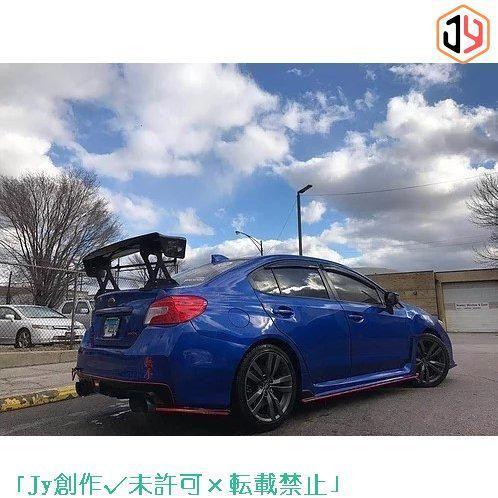 高品質 15- SUBARU LEVORG VAB VAF STI EURO-STYLE GTウイング 1480mm (カーボン ...