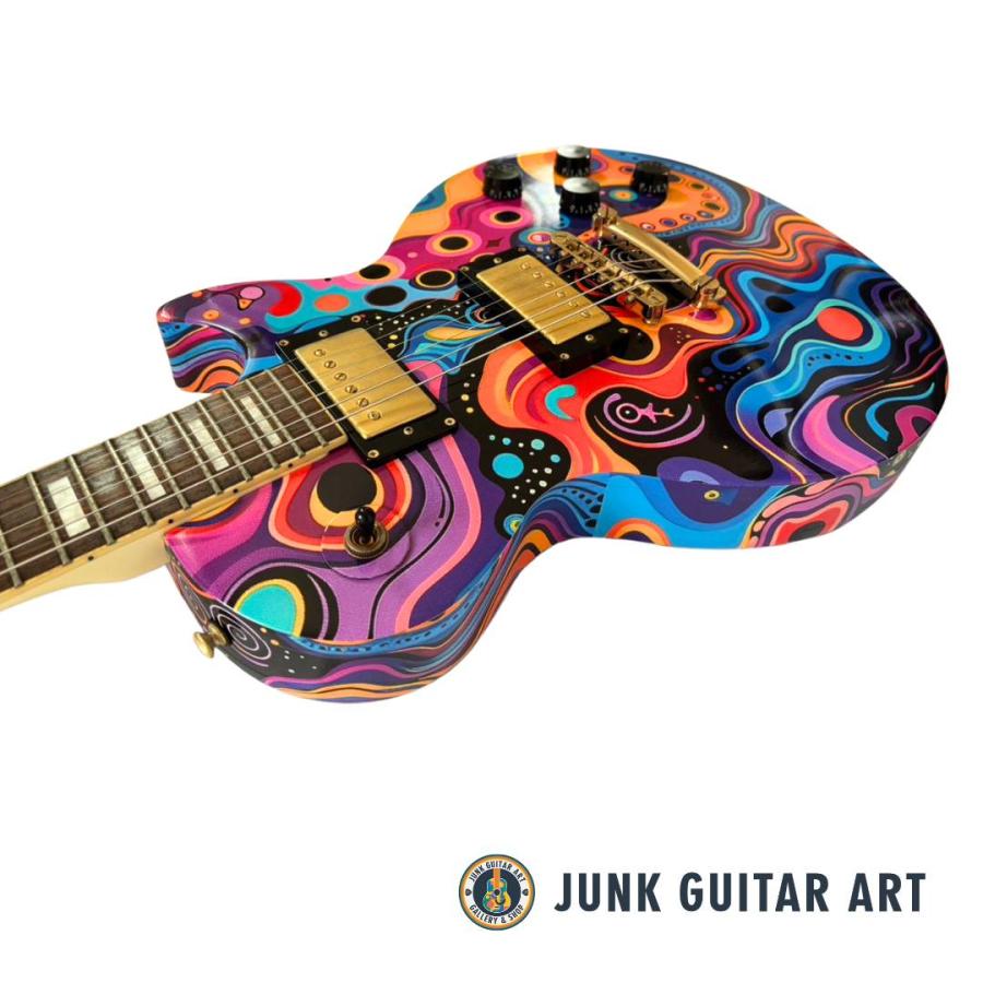 BUSKER'S レスポールタイプ ジャンクギターアート JUNK GUITAR ART AIアート インテリア ギター 【限定1個】 : jga-ai-00003 : JUNK GUITAR ...
