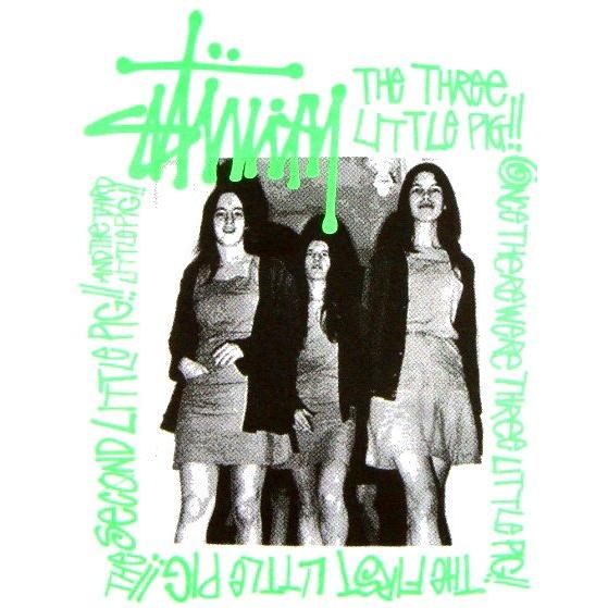 限定 【HANG ハング】 ヘビーコットン生地 長袖 Tシャツ [SATANITY] 白 チャールズ・マンソン STUSSY ステューシー 8 ...