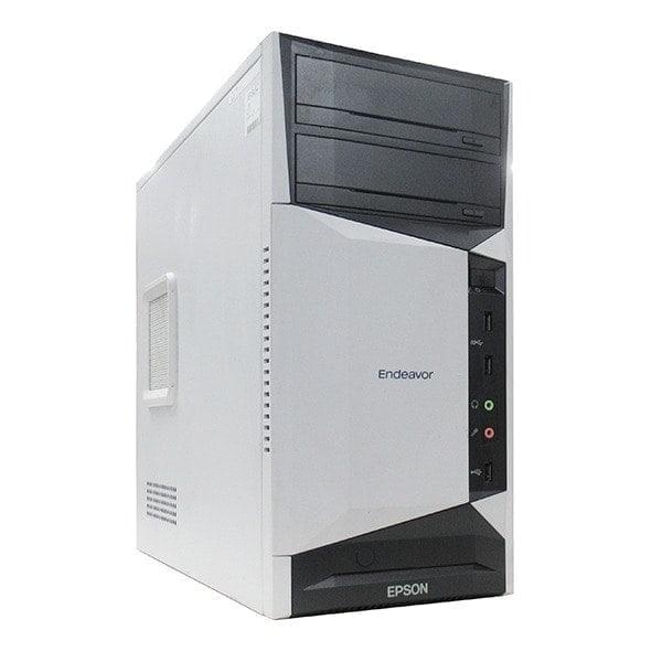Endeavor デスクトップパソコン EPSON MR8100 中古 2017年モデル 単体 Windows11 64bit 第8世代 ...
