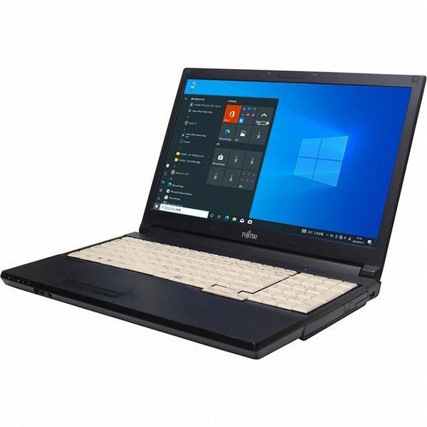 LIFEBOOK ノートパソコン 富士通 A577/SX 中古 2017年モデル Windows10 64bit テンキー 第7世代 Core i5 メモリ8GB 高速 SSD 無線LAN ...
