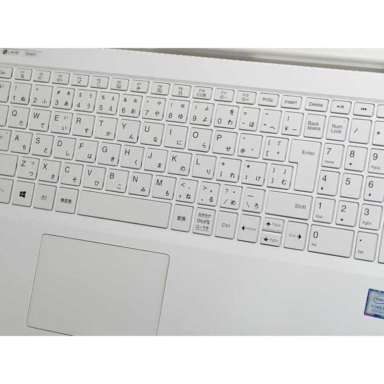 LaVie ノートパソコン NEC LAVIE Direct NS GN186R/GH 中古 2017年モデル Windows11 64bit 第8世代 Core i7 メモリ8GB 高速 ...
