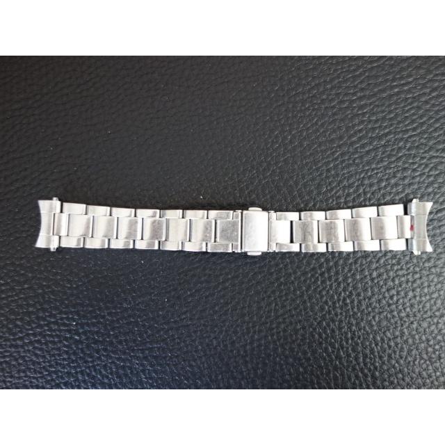 レア ヴィンテージ セイコー シチズン カシオ 汎用 ステンレス ブレス 長さ: 155mm 幅: 19/18mm 管理赤No.12665 ...