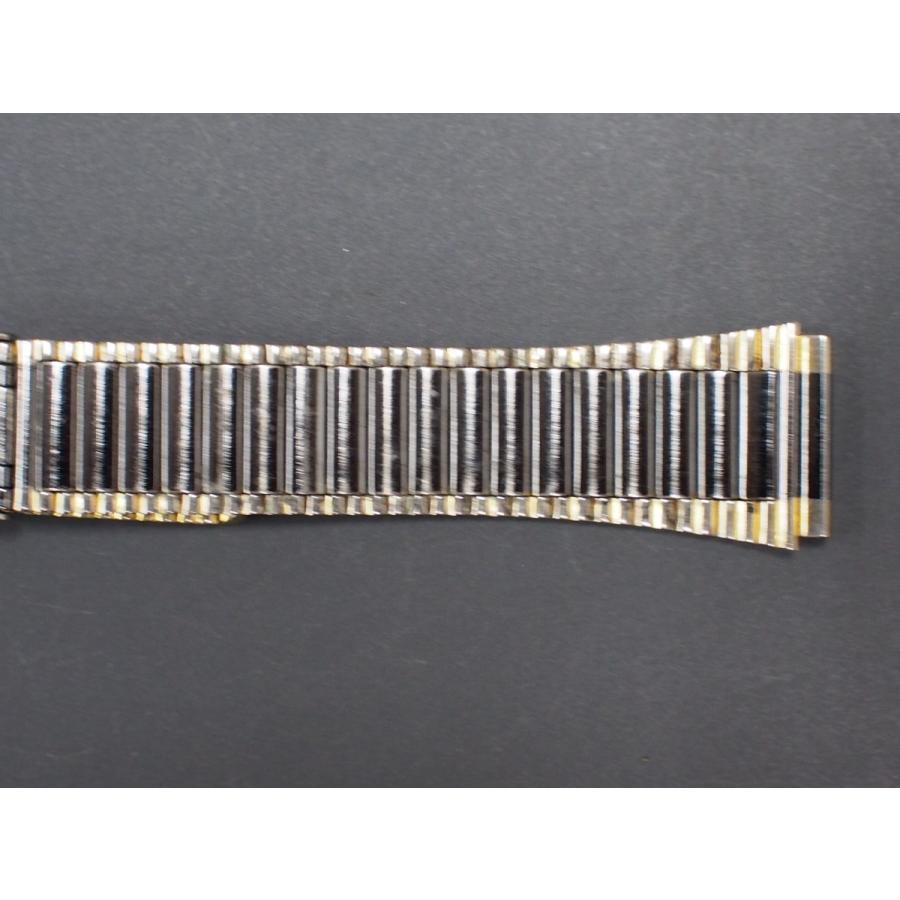 レア物 ヴィンテージ セイコー シチズン 汎用 ステンレス メンズ コンビ ブレス 長さ: 調整式 幅: 18/20mm 管理No.15843 ...