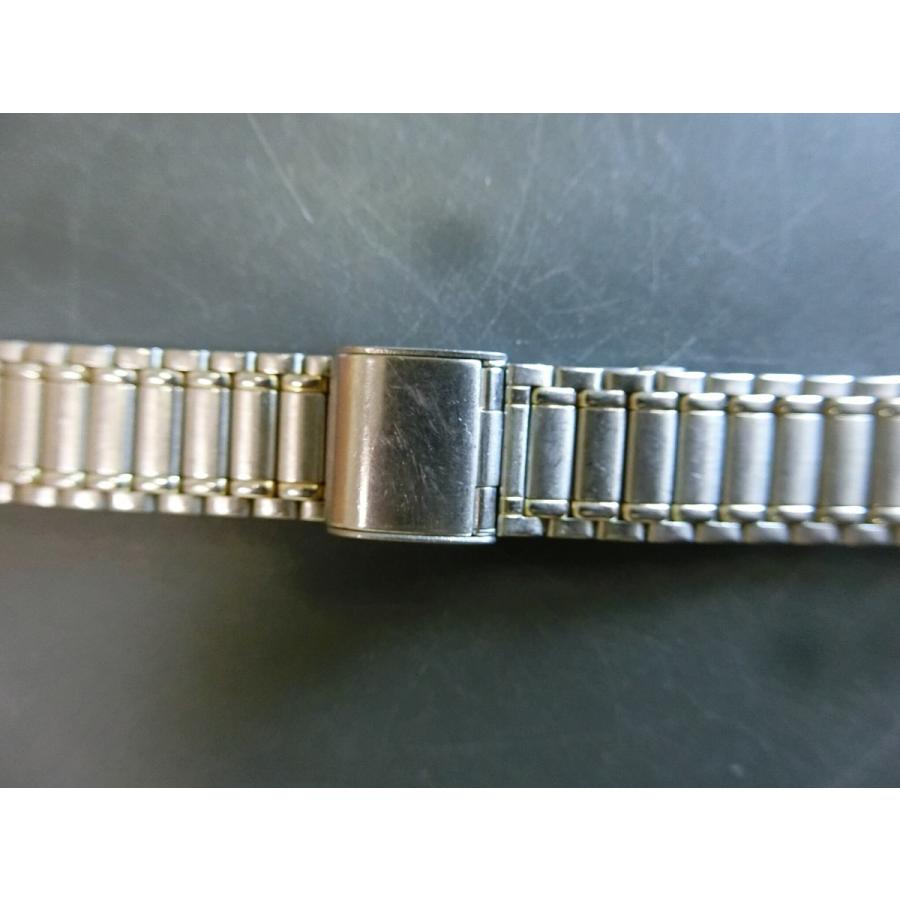 中古 汎用 セイコー シチズン カシオ 汎用 シルバー系 ステンレスブレス SUS 幅: 11/18mm 長さ: 調整式 管理No.19830 ...