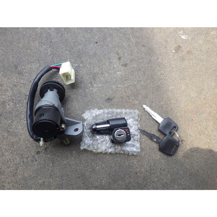 YAMAHA 汎用 ヤマハ キーセット ジョグ系 メインキー 3KJ ハンドルロック付 ホンダ モンキー ゴリラ形状 メットホルダー付 No.2364 : ジャンクヤードちくわ ヤフー店 ...