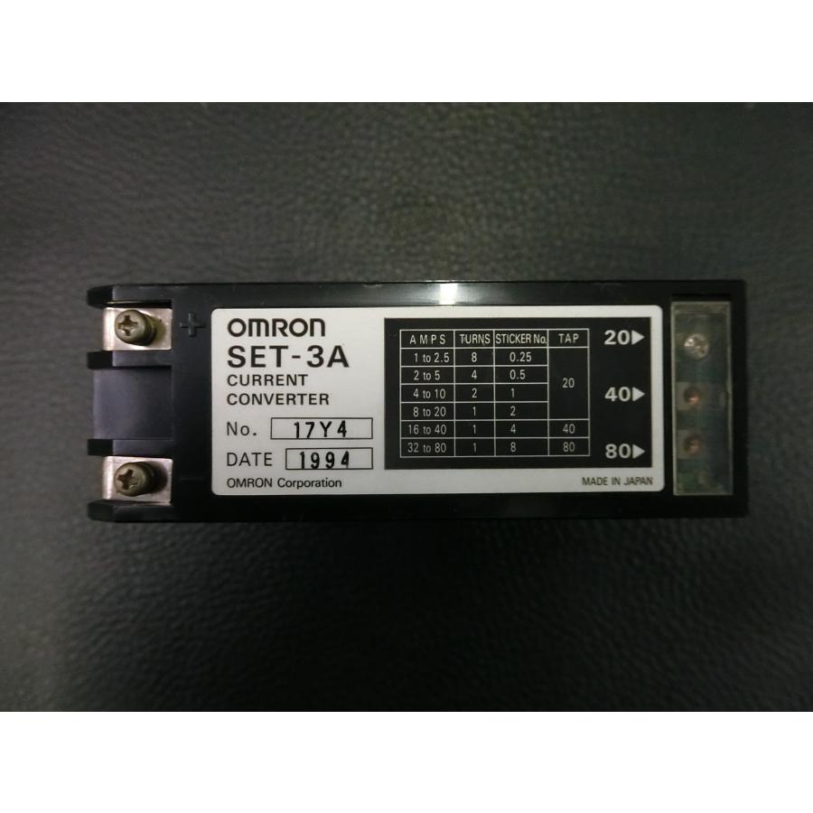 オムロン 中古 OMRON カレント コンバーター CURRENT CONVERTER 型式: SET-3A 管理No.34266 : ジャンクヤードちくわ ヤフー店 - 通販 - Yahoo ...