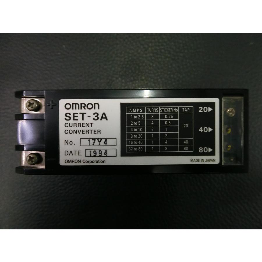 オムロン 中古 OMRON カレント コンバーター CURRENT CONVERTER 型式: SET-3A 管理No.34267 : ジャンクヤードちくわ ヤフー店 - 通販 - Yahoo ...